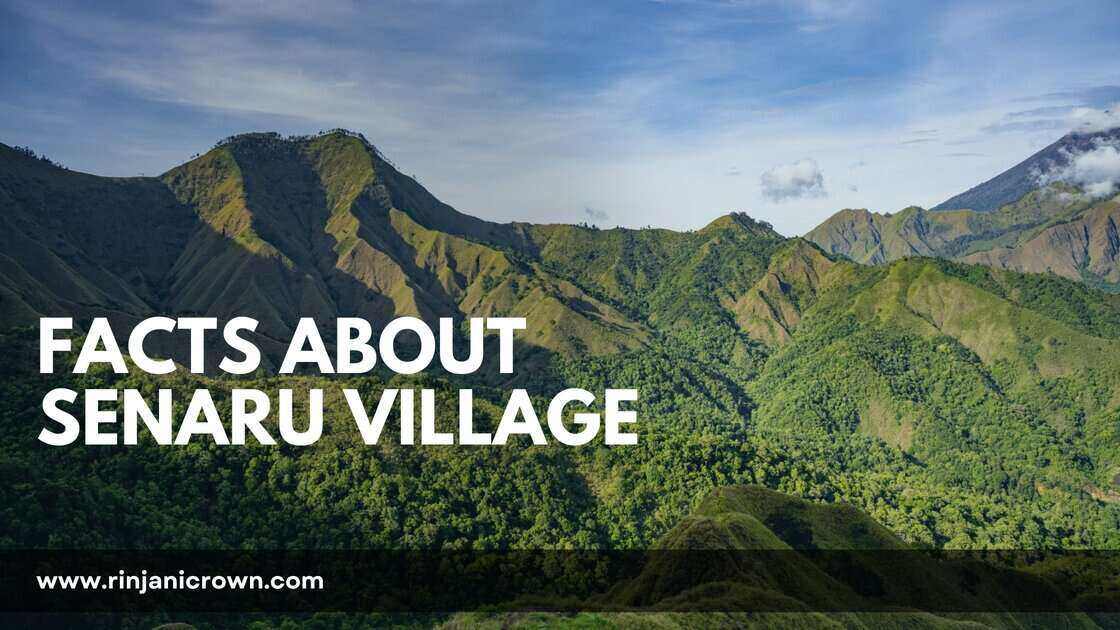 Facts About Senaru Village - Rinjani Crown